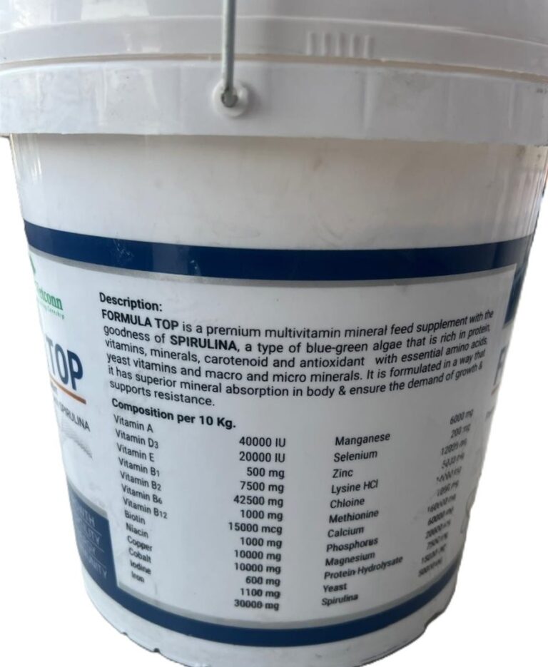 FORMULA TOP 10 KG BUCKET - Al Rais Veterinary Medicines Trading LLC